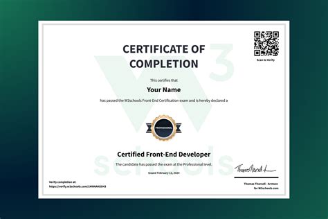 Frontend Development Certification —