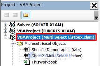 How To Create Multi Select ListBox In Excel With Easy Steps