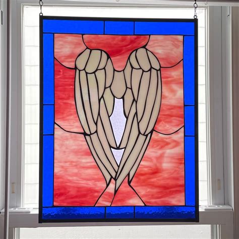 Angel Wings Stained Glass Etsy