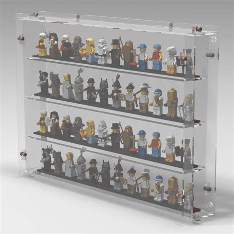 60 Lego® Minifigures Display Case Show Case Wall Mounted Display Case For Lego® Display Case
