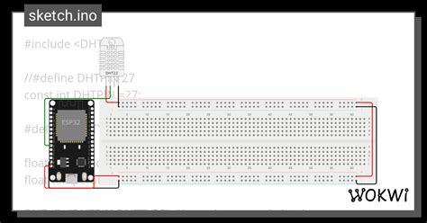 Codigo 06 DHT Wokwi ESP32 STM32 Arduino Simulator