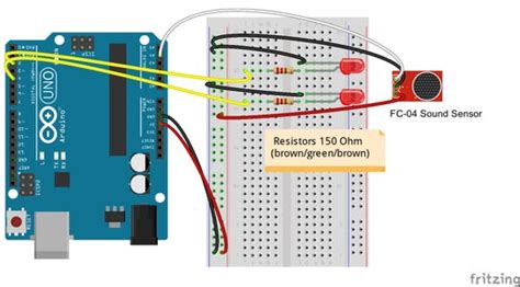 Simple Fc 04 Sound Sensor Demo 3 Steps Instructables