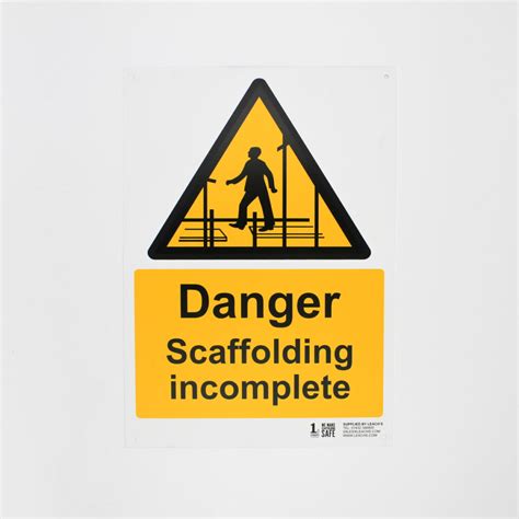 Scaffold Incomplete Signs Tilbury Scaffolding Sales