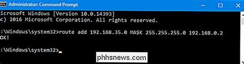 Come Aggiungere Una Route TCP IP Statica Alla Tabella Di Routing Di Windows It Phhsnews