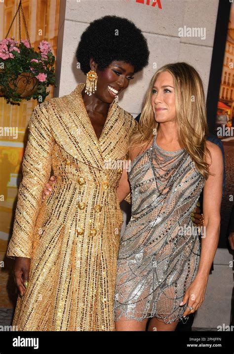 Los Angeles Ca 28th Mar 2023 Jodie Turner Smith And Jennifer