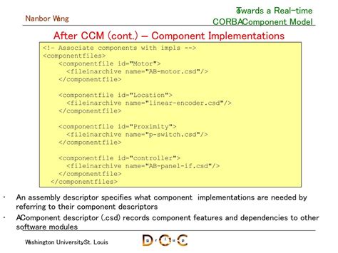Towards A Real Time Corba Component Model Ppt Download