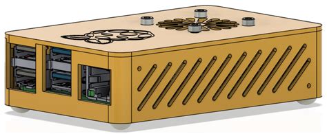 Raspberry Pi Fan Case For 4b By Jeepers01 Download Free Stl Model