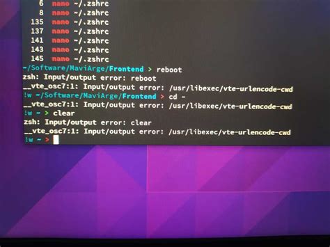 How To Solve Inputoutput Error Usrlibexecvte Urlencode Cwd