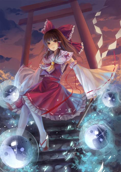 Hakurei Reimu Touhou Drawn By Shuiyituzi Danbooru