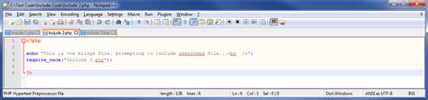 Mixing Unencoded And Encoded Files With Include File Protection
