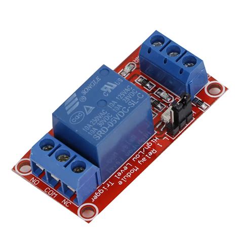 Relay Low Level Trigger Level Relay Module Trigger Low V V Optocoupler V V Channel Arduino