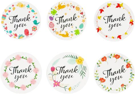 120pcs Thank You Stickers Thank You Round Label Sticker 24cm Thank