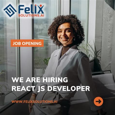 Felixsolutionsai On Linkedin Reactjsdeveloper Techjobs