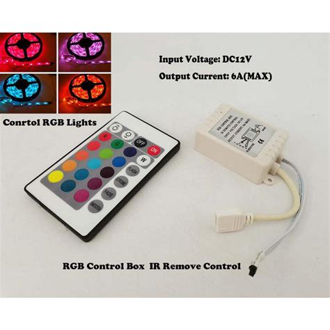 RGB Control Box IR Remove Control For Connecting LED Strip Light Shopee Malaysia