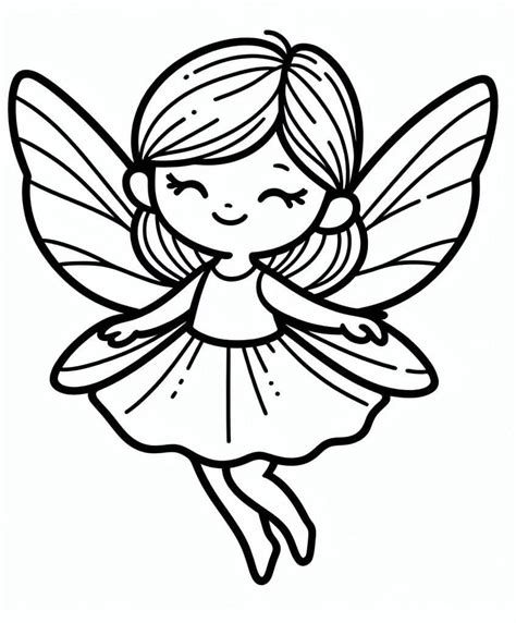 Desenhos de Fadinha Grátis para Colorir e Imprimir ColorirOnline Com