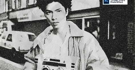 Vintage Grainy Photo Effect Layer Styles Including Acid And Distortion Envato