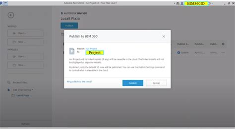 How To Publish Revit Model To Bim 360 Designing Drafting