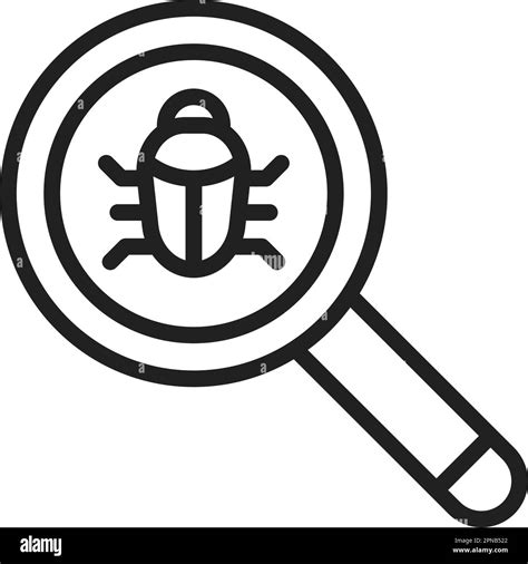 Find Bugs Icon Vector Image Suitable For Mobile Apps Web Apps And