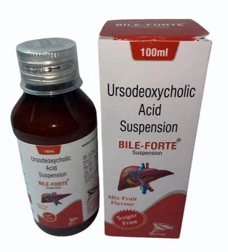 Ursodeoxycholic Acid Suspension Syrup Box 100 Ml At ₹ 245bottle In
