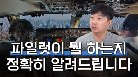 비행 조종사가 되고 싶다면 어떤 일을 하는지 정도는 알고 결정하세요 Youtube
