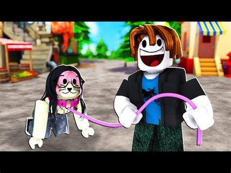 Taking My E Kitten For A Walk Roblox Youtube
