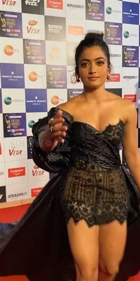Rashmika Mandanna Bold In Sexy Black Short Skirt Photos Kollywood Zone