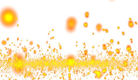 Digital Technology Abstract 3d Orange Yellow Light Particles Raining