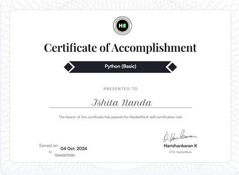 Ishita Nanda On Linkedin Python Programming Hackerrank