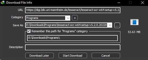 tesseract exe download install tesseract on windows support