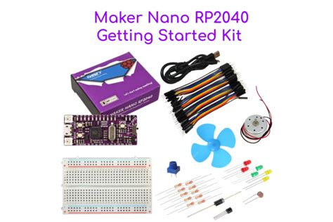 Cytron Maker Nano Rp2040 Getting Started Kits Partco