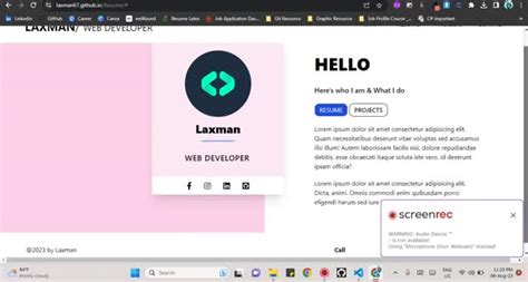 Video Laxman On Linkedin Pwskill Pwskill Webdevelopment Portfoliowebsite Html