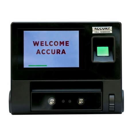 Accura Biometric Attendance Machine Sim Model Facial Reader Face