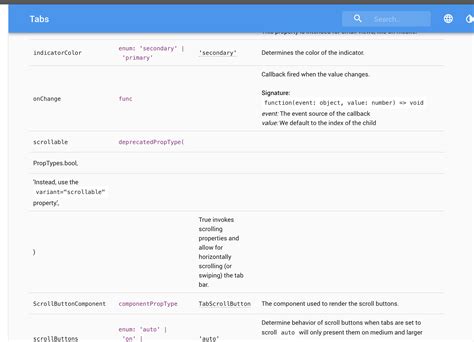 Tabs Documentation For Scrollable Property Does Not Align Correctly · Issue 14058 · Mui