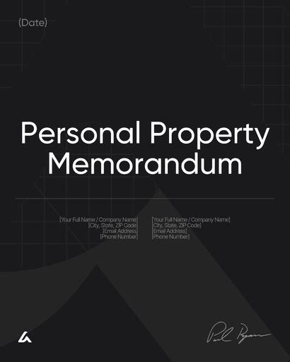 Holographic Last Will Template Rules And Signature Details