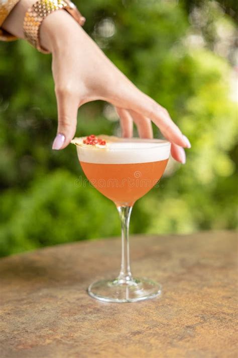 Tropical Non Alcoholic Cocktails With Citrus Fruits And Strawberries