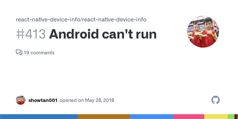 Android Cant Run · Issue 413 · React Native Device Inforeact Native Device Info · Github