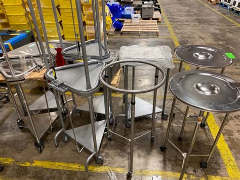 20 Assorted Metal Bin Rollers For Sale