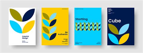 현대적인 브로셔 디자인 추상 비즈니스 프레젠테이션 레이아웃 기하학적 전단지 템플릿입니다 기치 보고서 포스터 배경 책 표지 전단