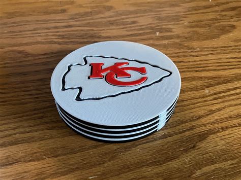 Kansas City Chiefs Coaster By Alexanderjunk Download Free Stl Model