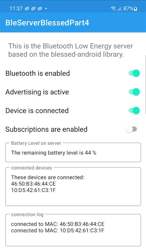 Expose Connected Devices From Your Own Android Bluetooth Low Energy Server Part 4 By