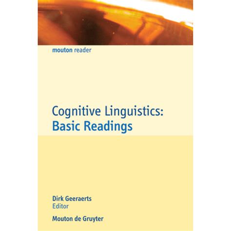 Pre Owned Cognitive Linguistics Basic Readings Paperback 3110190850