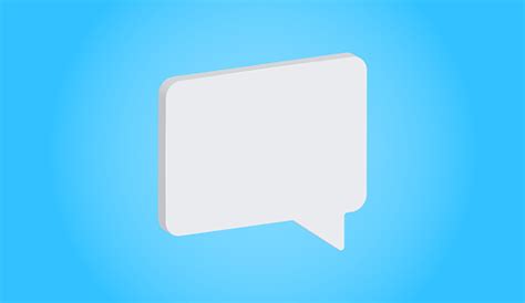 흰색 3d 복제 또는 말풍선 템플릿과 파란색 배경입니다 3차원 형태에 대한 스톡 벡터 아트 및 기타 이미지 3차원 형태 대화 풍선 문자 기호 공란 Istock