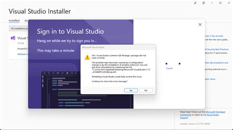 Fresh Reinstall Of Vs 2022 Community On Windows 11 Fails Stack Overflow