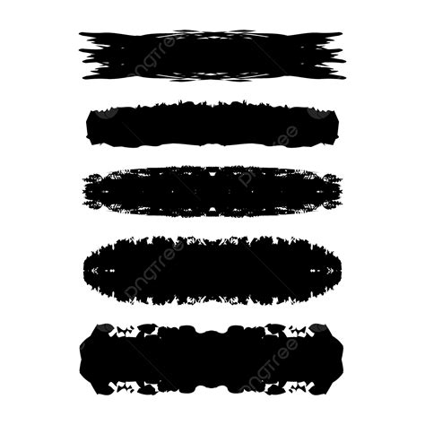 브러시 획 벡터 모양 무료 브러시 스트로크 스트로크 벡터 획 모양 Png 일러스트 및 벡터 에 대한 무료 다운로드 Pngtree