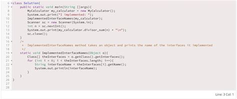 Solved Java Interface Problem Submissions Leaderboard