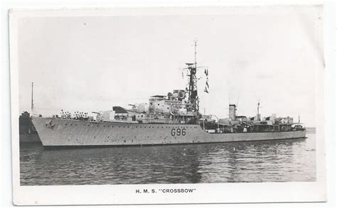 Royal Navy Weapon Class Destroyer Postcards
