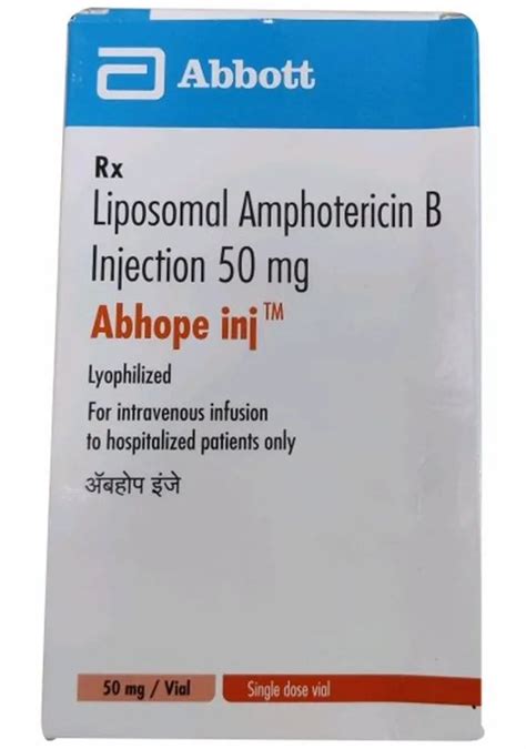 Liposomal Amphotericin B Injection 1 Vial Prescription At Rs 3000box In Vadodara