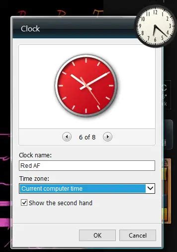 How To Get An Analog Clock On Windows Desktop Solpoh