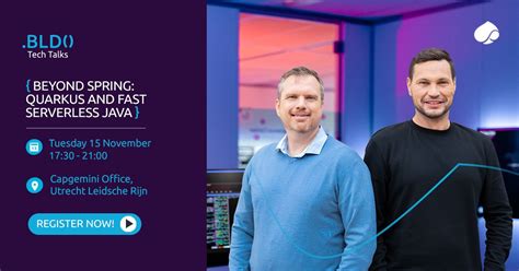 Remco Van Rij On Linkedin Quarkus Java Framework Techtalk Bld Workingatcapgemini