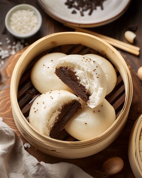 Chocolate Steamed Buns Recipe Just So Sweet